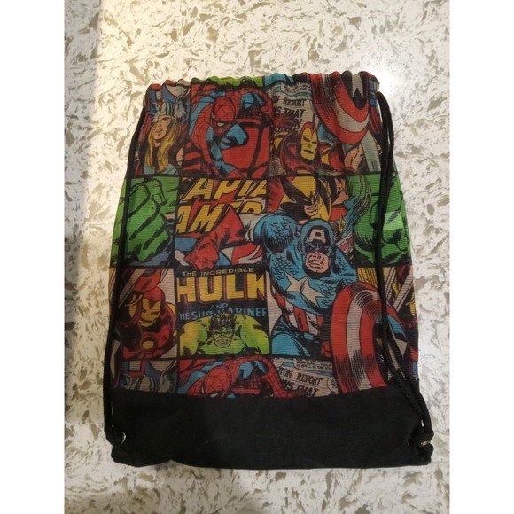 Marvel | Accessories | Marvel Comics Draw String Backpack | Poshmark